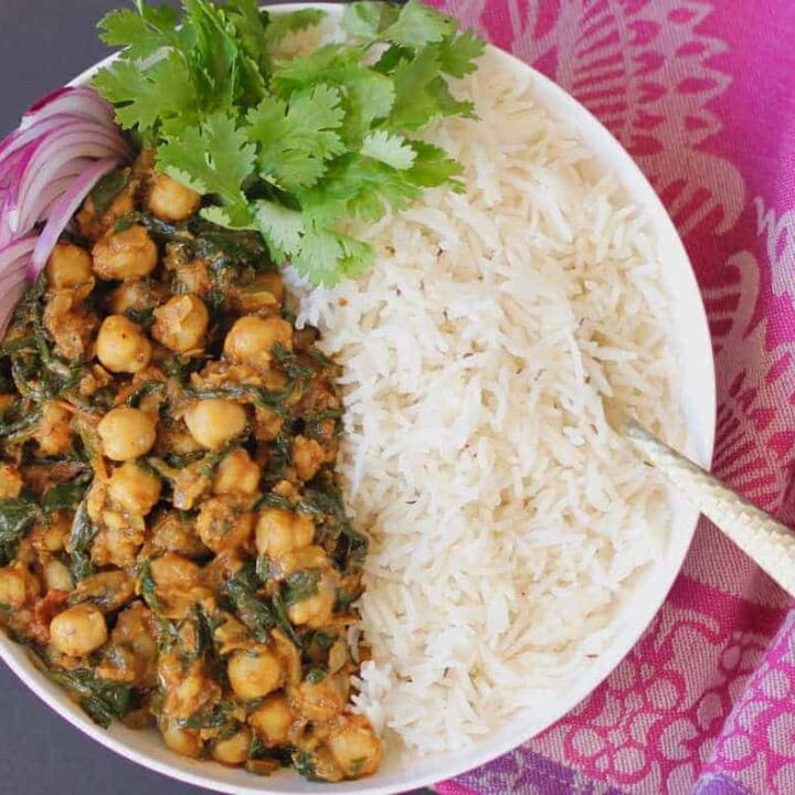 EASY Chana Saag | Curried Chickpeas with Spinach - Ministry of Curry