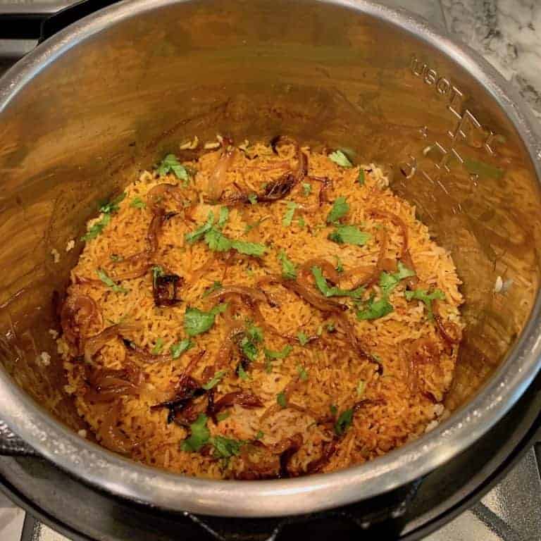 Instant Pot Brown Rice Chicken Biryani - Ministry of Curry