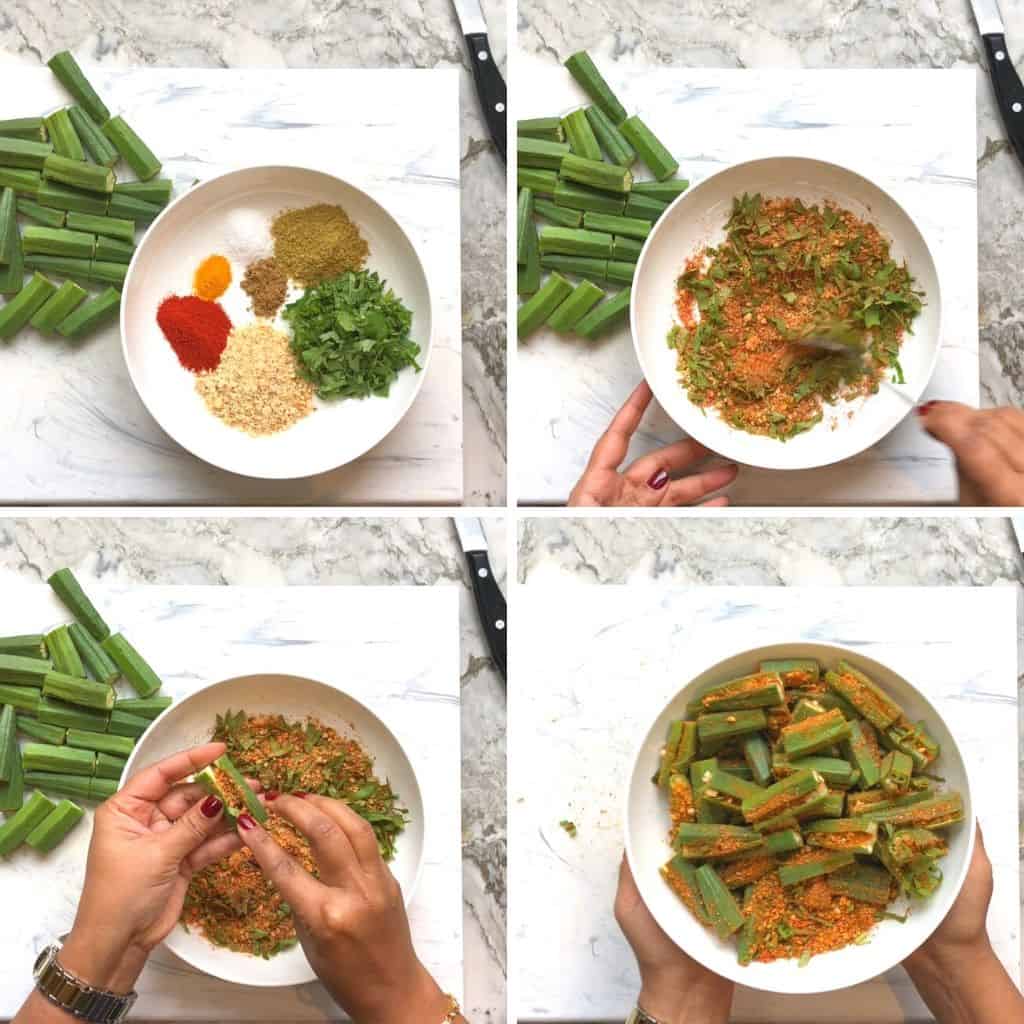 Bharwa Bhindi | Indian Spiced Stuffed Okra - Ministry of Curry