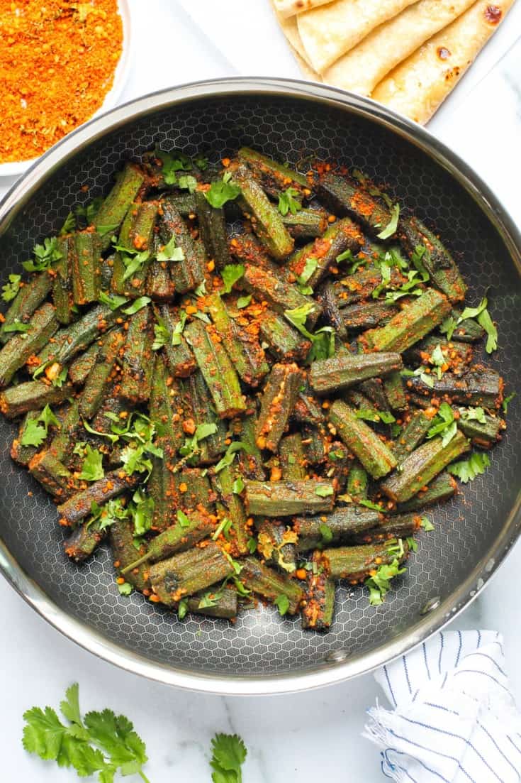 Bharwa Bhindi | Indian Spiced Stuffed Okra - Ministry of Curry