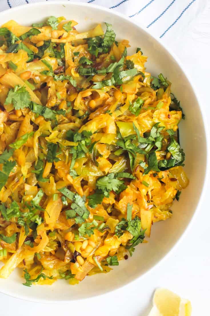 Indian Spiced Cabbage Stir Fry with variations - Ministry of Curry