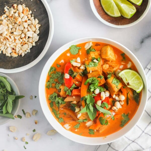 Vegan Panang Curry with Tofu & Vegetables - Ministry of Curry