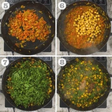 EASY Chana Saag | Curried Chickpeas with Spinach - Ministry of Curry