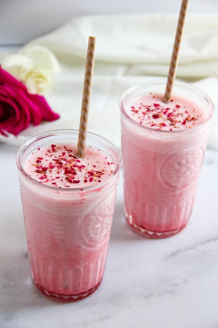 EASY Rose Cardamom Lassi - Ministry of Curry