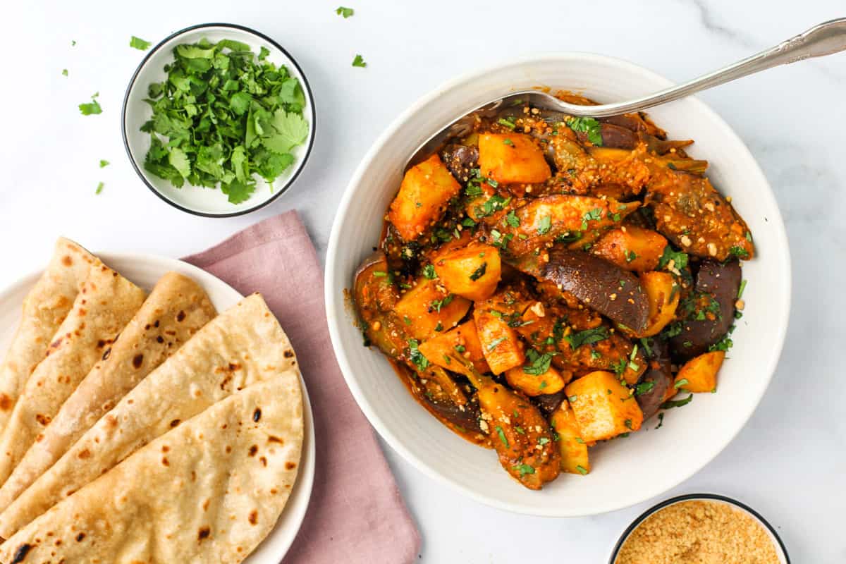 Aloo Baingan | Instant Pot and Stovetop Recipe - Ministry of Curry