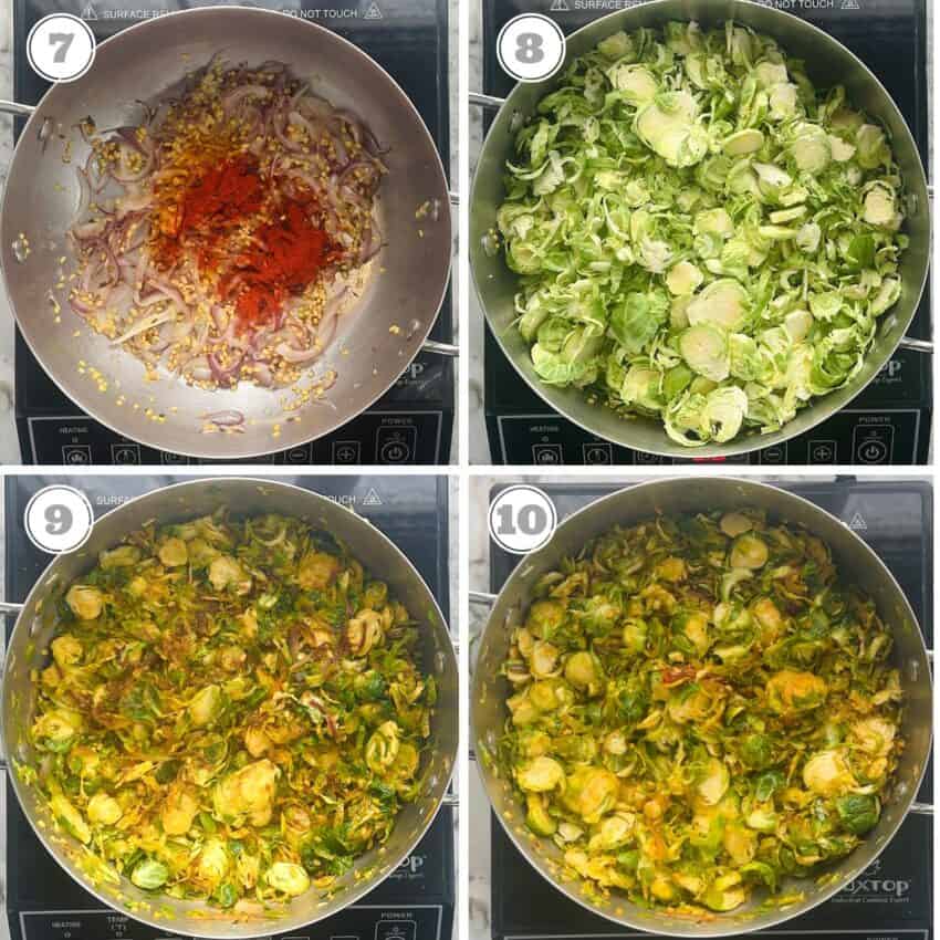 Indian Spiced Brussels Sprouts Sabzi - Ministry of Curry