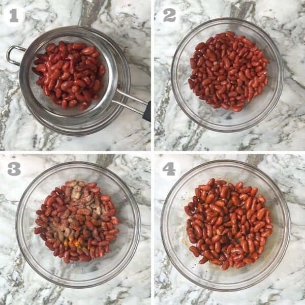 Roasted Puffed Kidney Beans | Air Fryer & Oven Recipe - Ministry of Curry