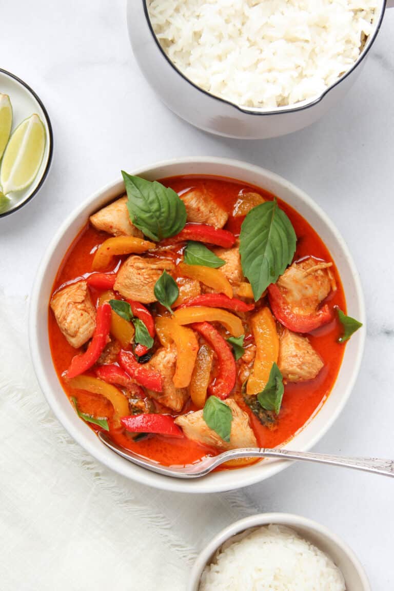 Thai Panang Curry with Chicken Instant Pot & Stovetop Recipe