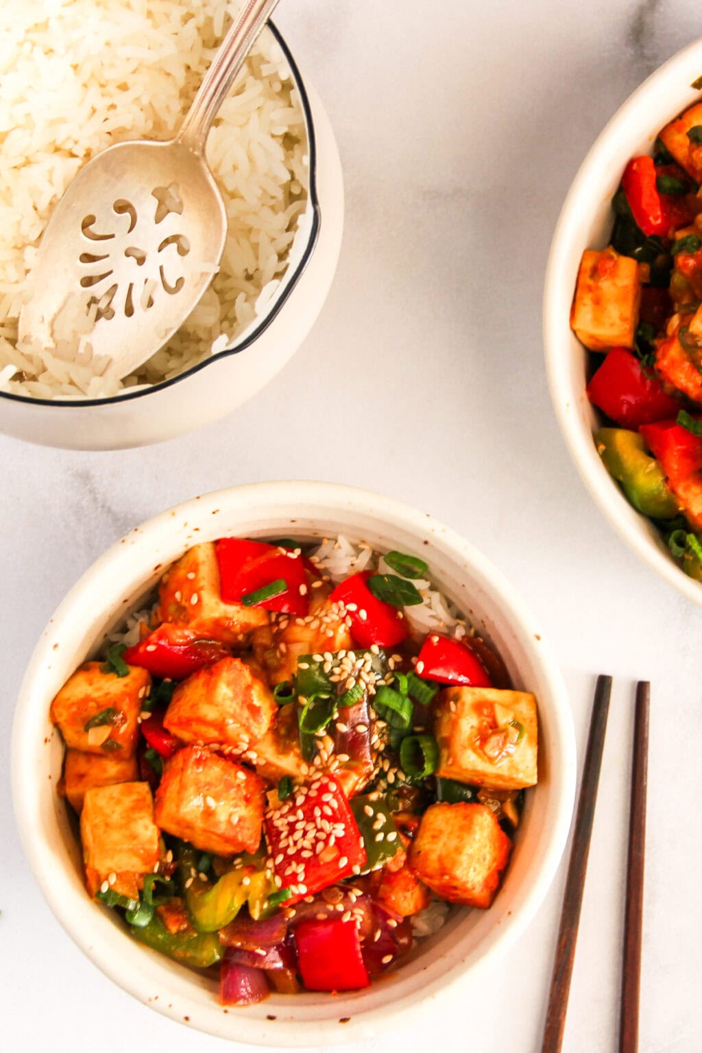 Chilli Tofu {Bold Flavors, Light Twist} - Ministry of Curry